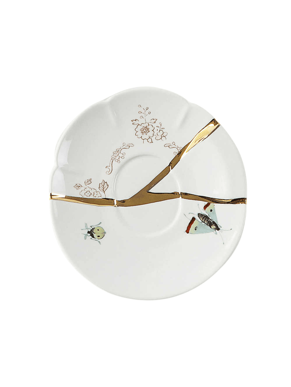 Kintsugi / Coffee Cup With Saucer / Design 2 - Seletti Concept Store